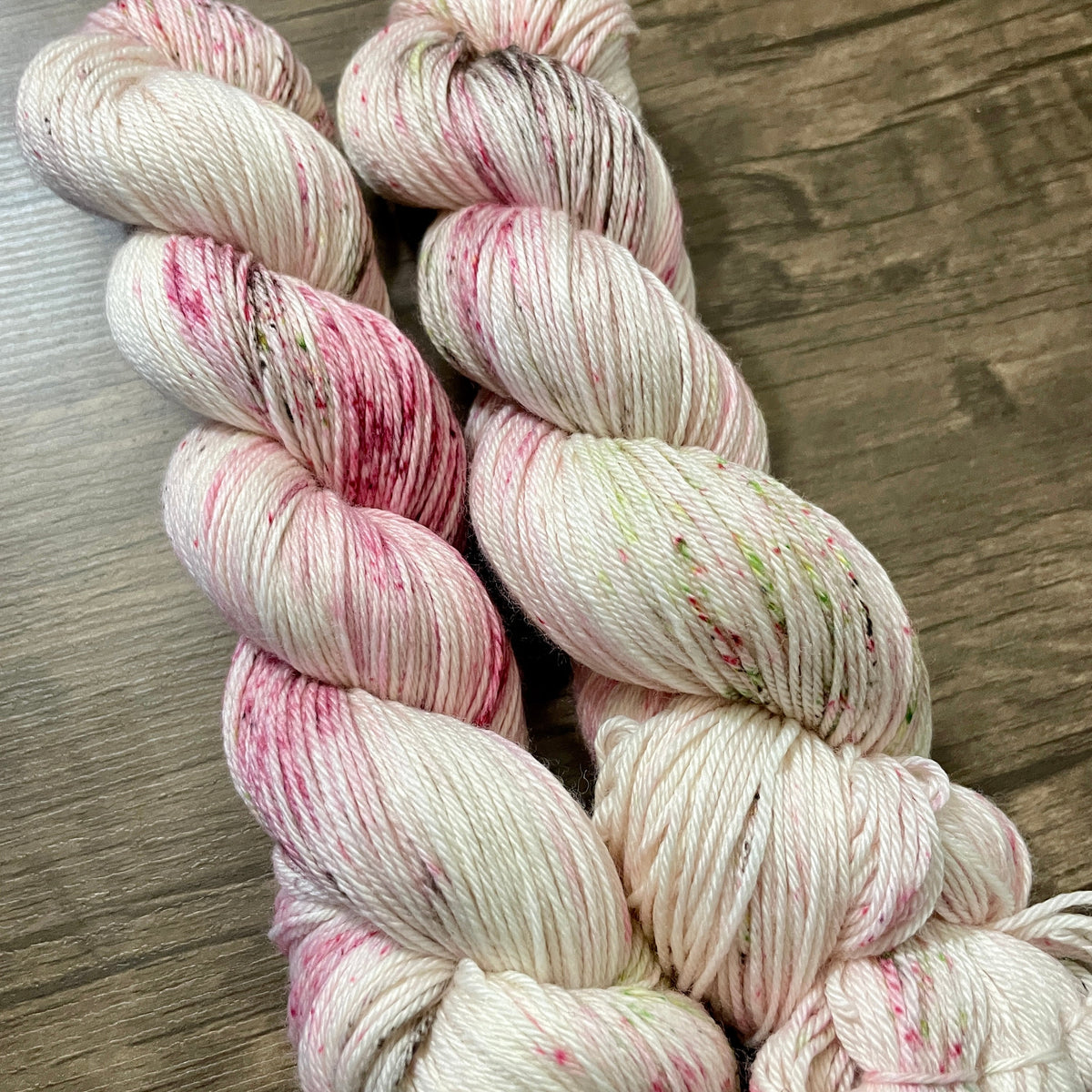 Ready to Ship // Cherry Blossoms Chocolate City – AT Haynes House Yarns